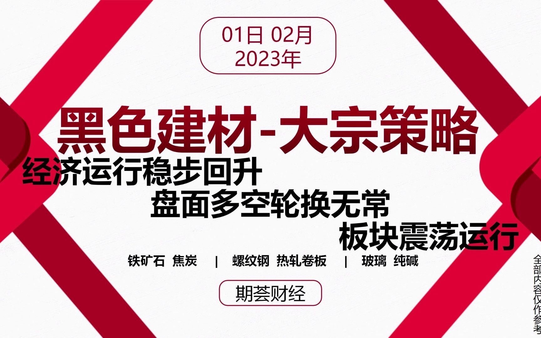 强预期兑现后的黑色建材品种,到底怎么应对?