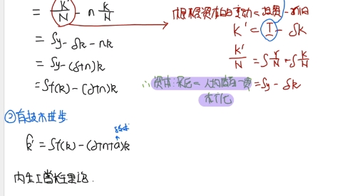 宏观经济学 索罗模型(新古典增长理论)