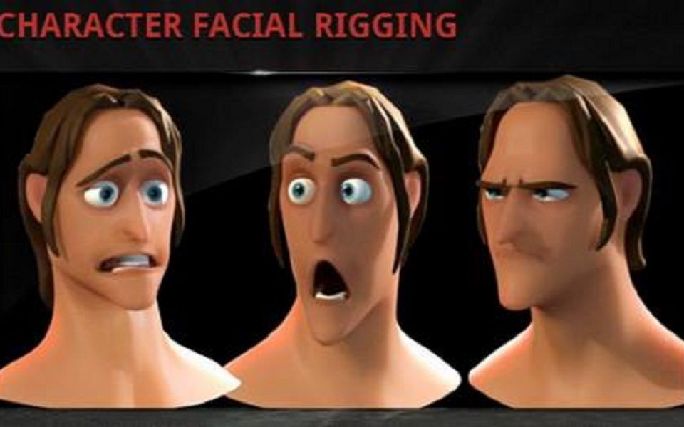Maya角色面部表情肌肉控制动画视频教程 Character Facial Rigging ...