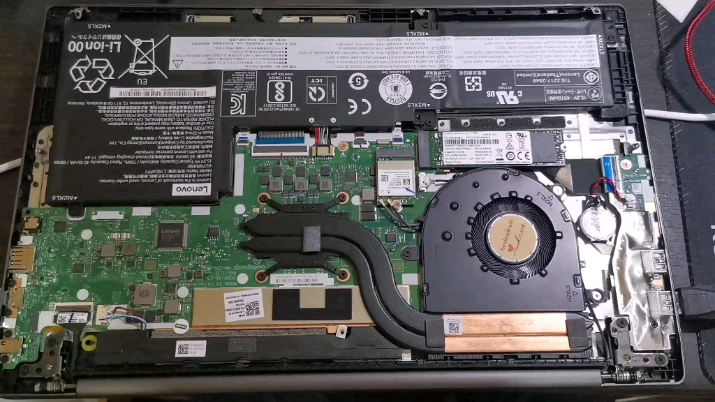 联想小新air15 r5-4600u版的拆机和烤机