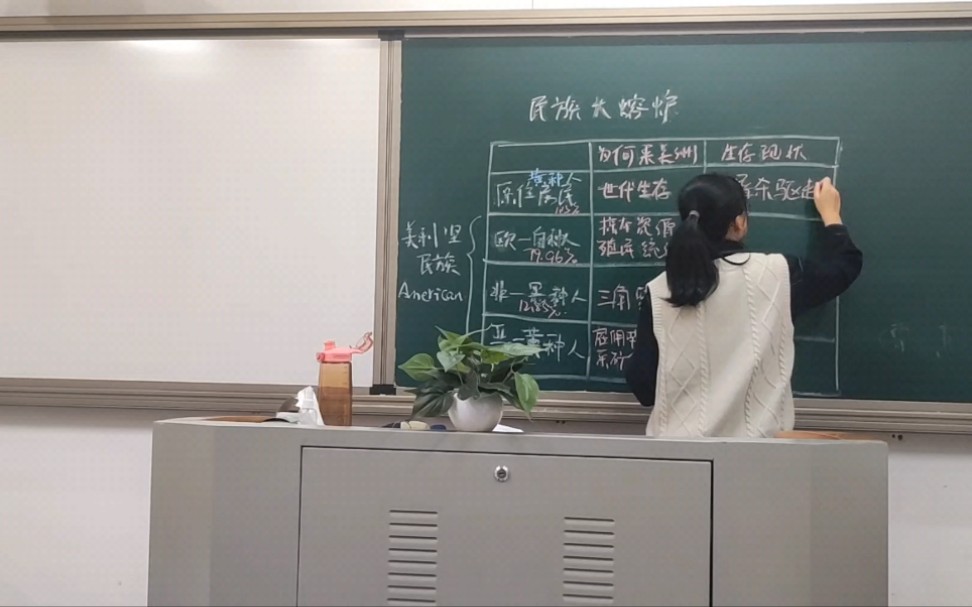 七年级地理9.1《美国》片段教学