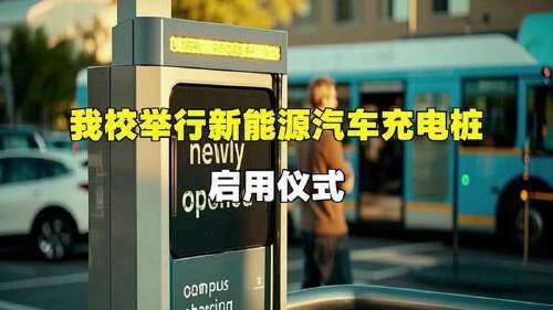 我校充电桩正式启用!新能源车主迎来专属福利