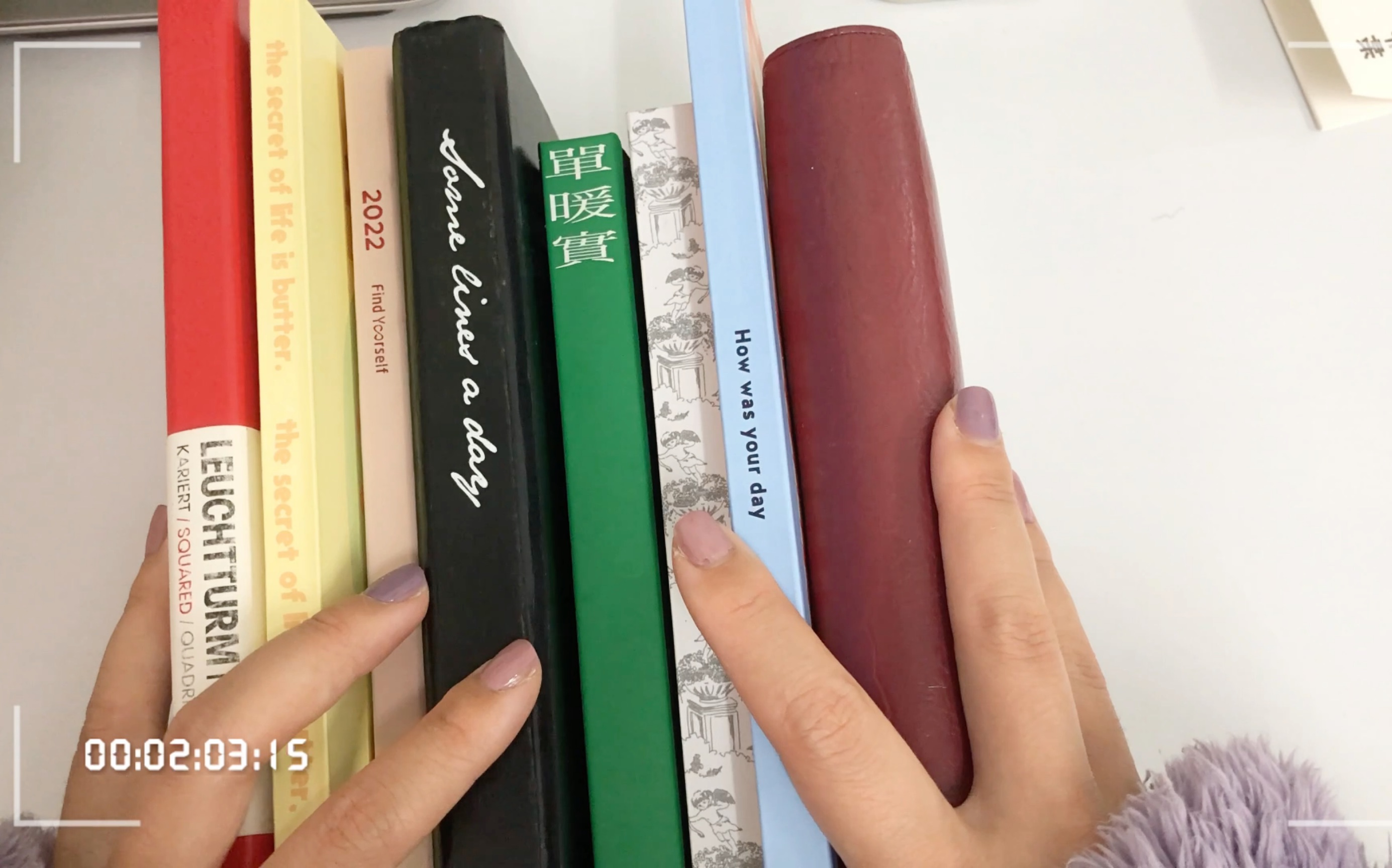 2022手帐体系+2021手帐总结|写手帐的第五年,我留下了这5“本”|...