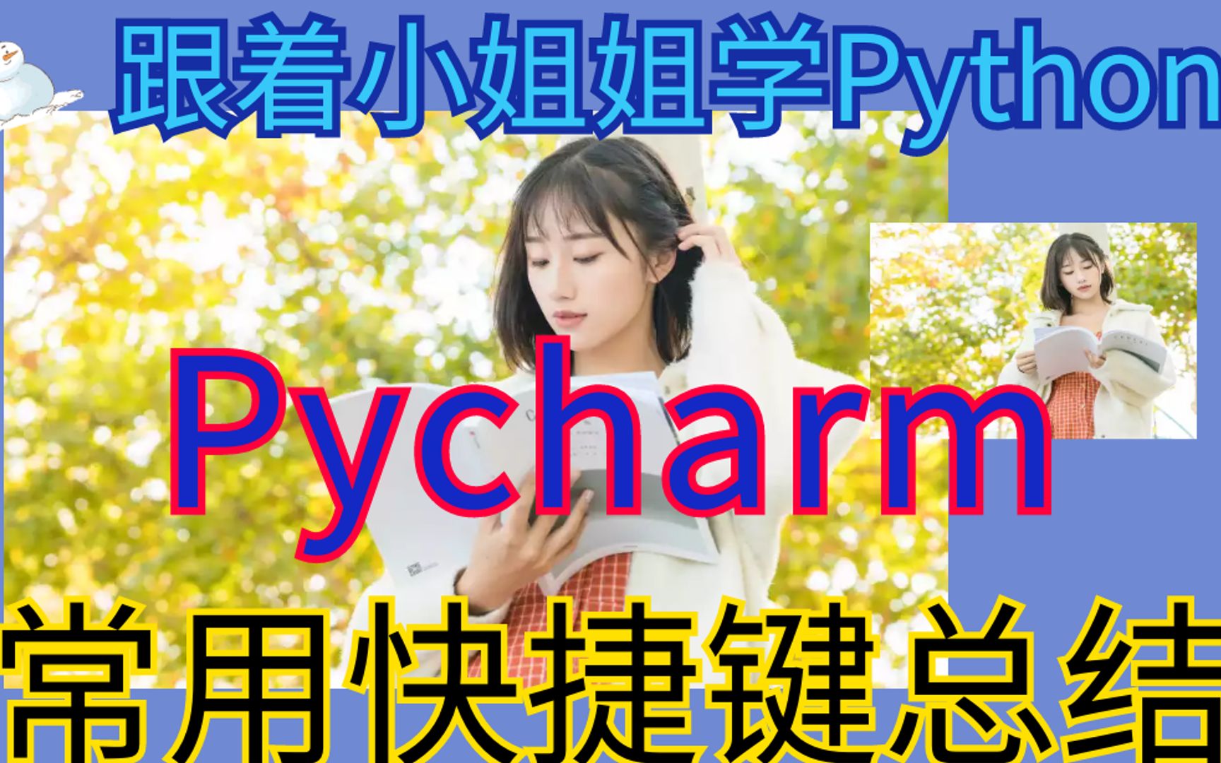 新手学Python,编辑器pycharm全是英文,看不懂?怎么办?总结一些快捷...