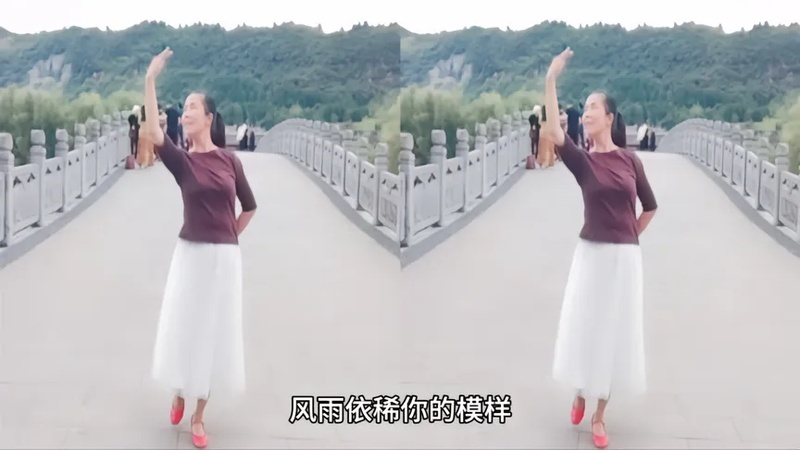 简单好看舞《爱随浪花飘去远方》风雨依稀你模样,寂寞来袭无法躲