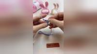 小熊手环编织diy教程教学毛线钩针
