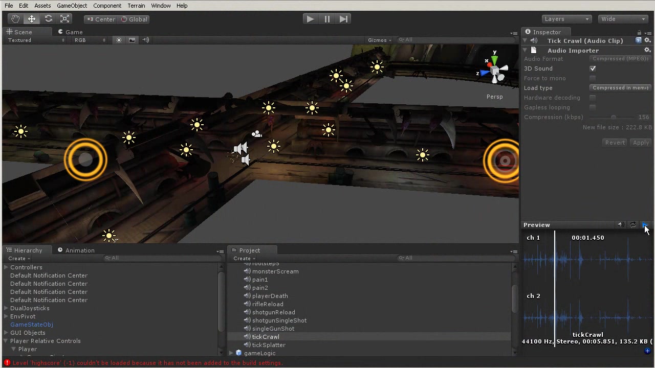 Unity手机游戏开发系列:声音特效制作教程-17集(附课程、及工程源文件...