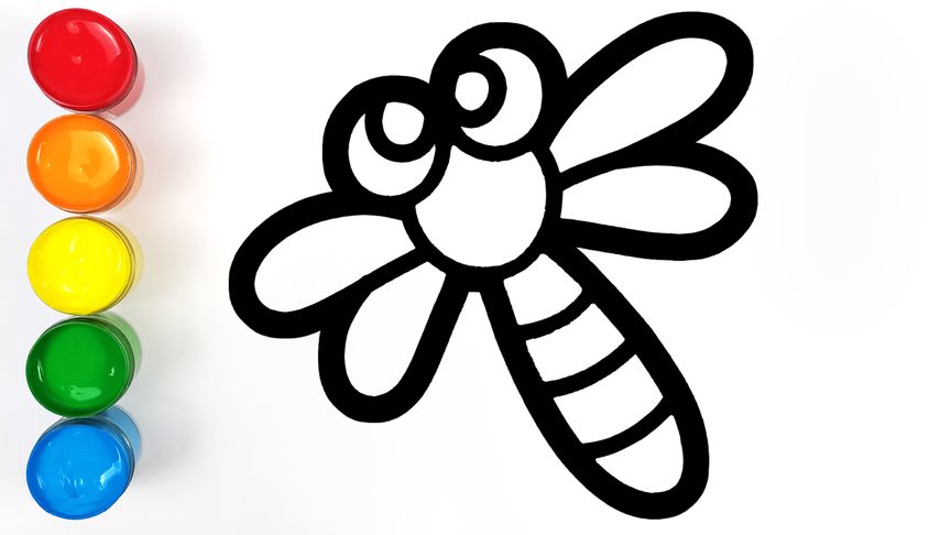 趣味早教简笔画 3分钟教宝宝学画并识别6种不同的昆虫 超简单