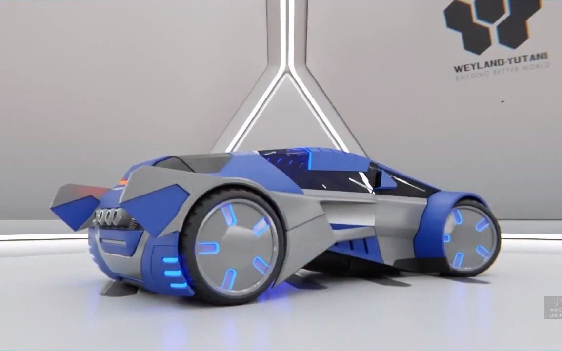 blender 3.0 科幻感汽车建模教程