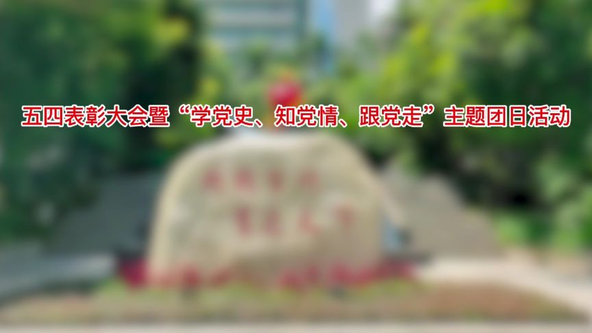 【动态】学校举行五四表彰大会暨主题团日活动