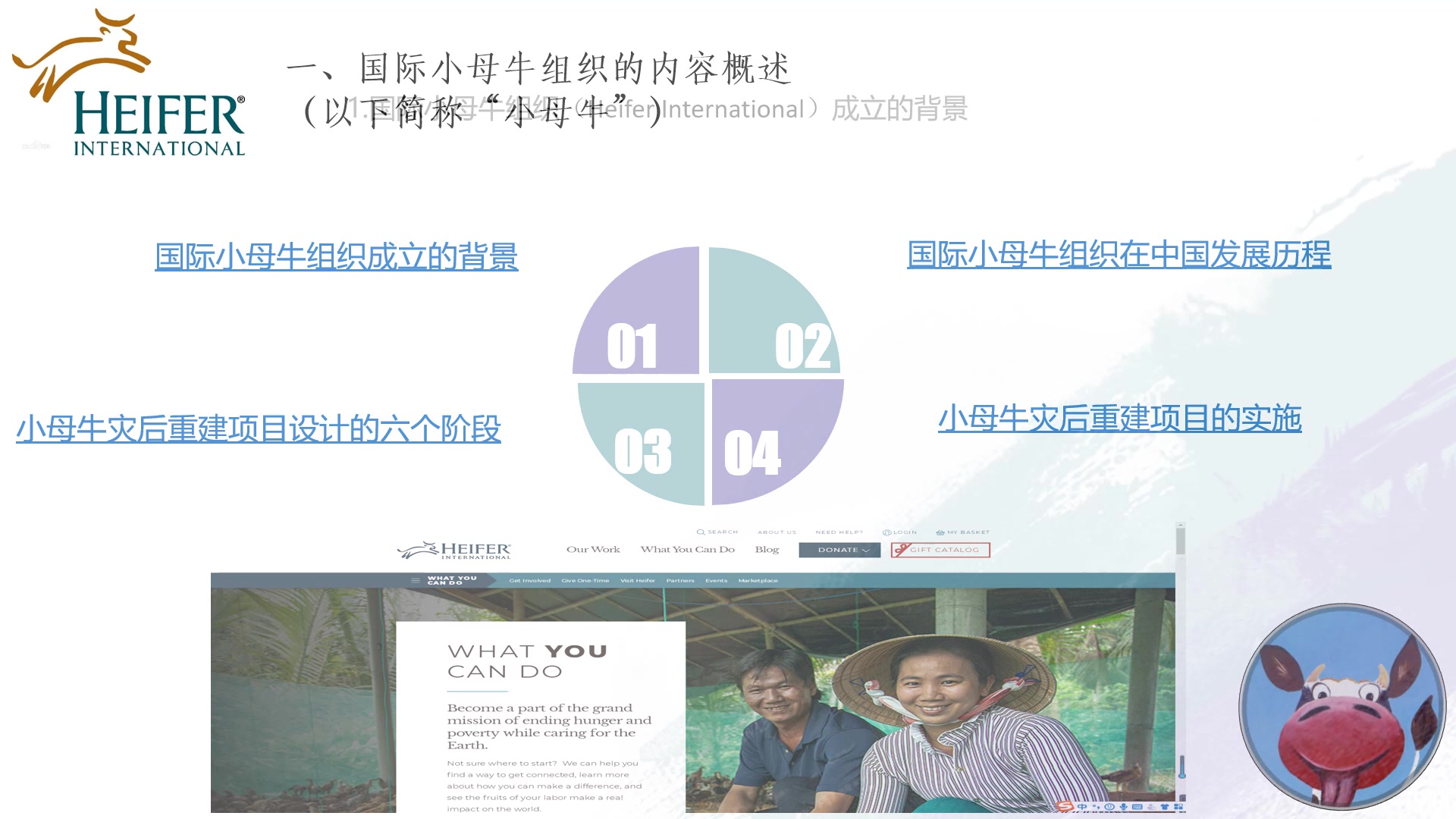 项目管理案例分析——以国际小母牛四川地震灾后重建项目管理为例