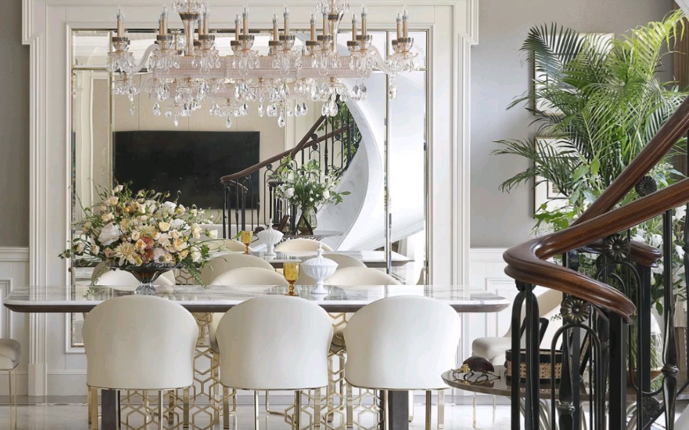 优雅而庄重的,800㎡新古典主义别墅设计～