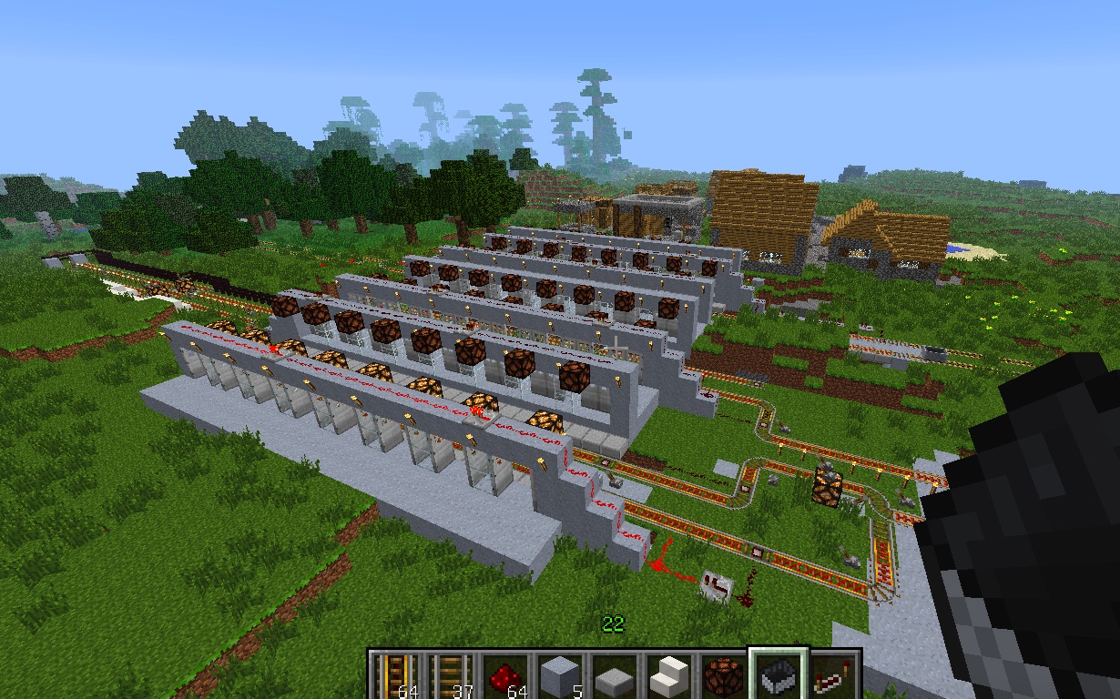 【shbus.POV成员制作】Minecraft地铁屏蔽门建造