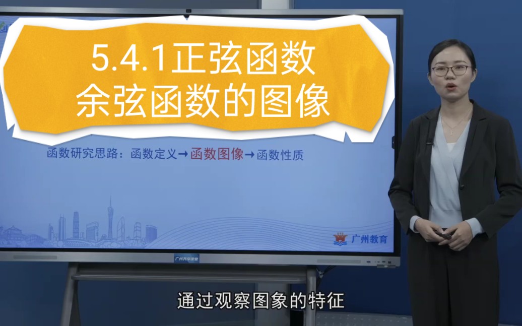 5.4.1正弦函数、余弦函数的图像 高一数学必修一 人教A版 高中数学...