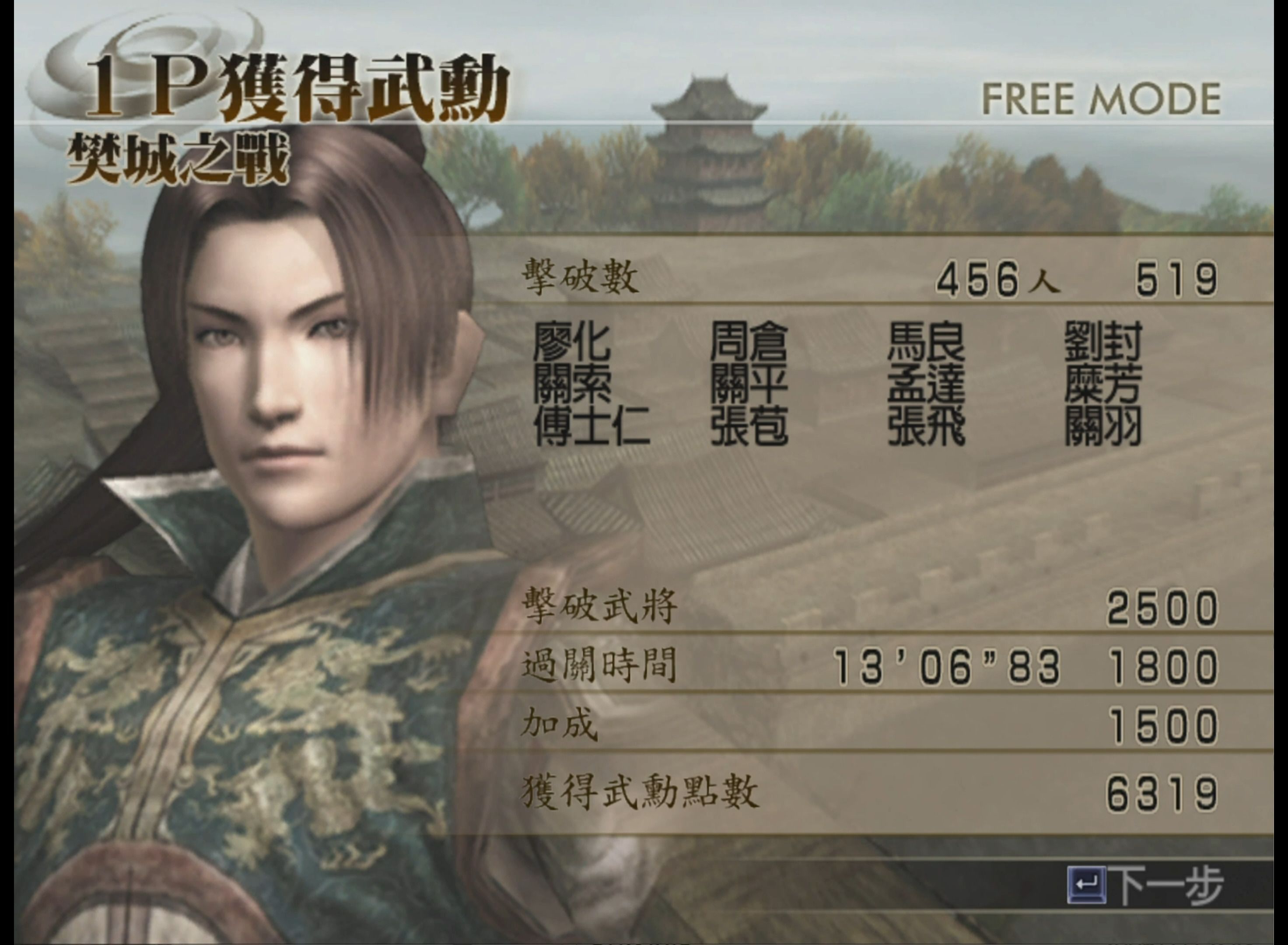 【真三国无双4】很长时间没打的武将,手感居然意外的不错,姜维樊城之...