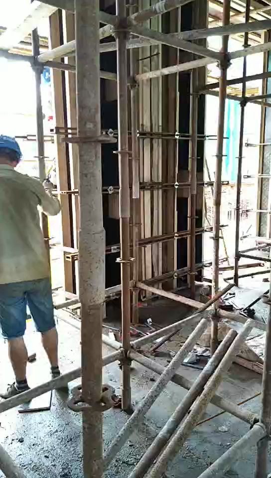 新型钢支撑模板加固体系