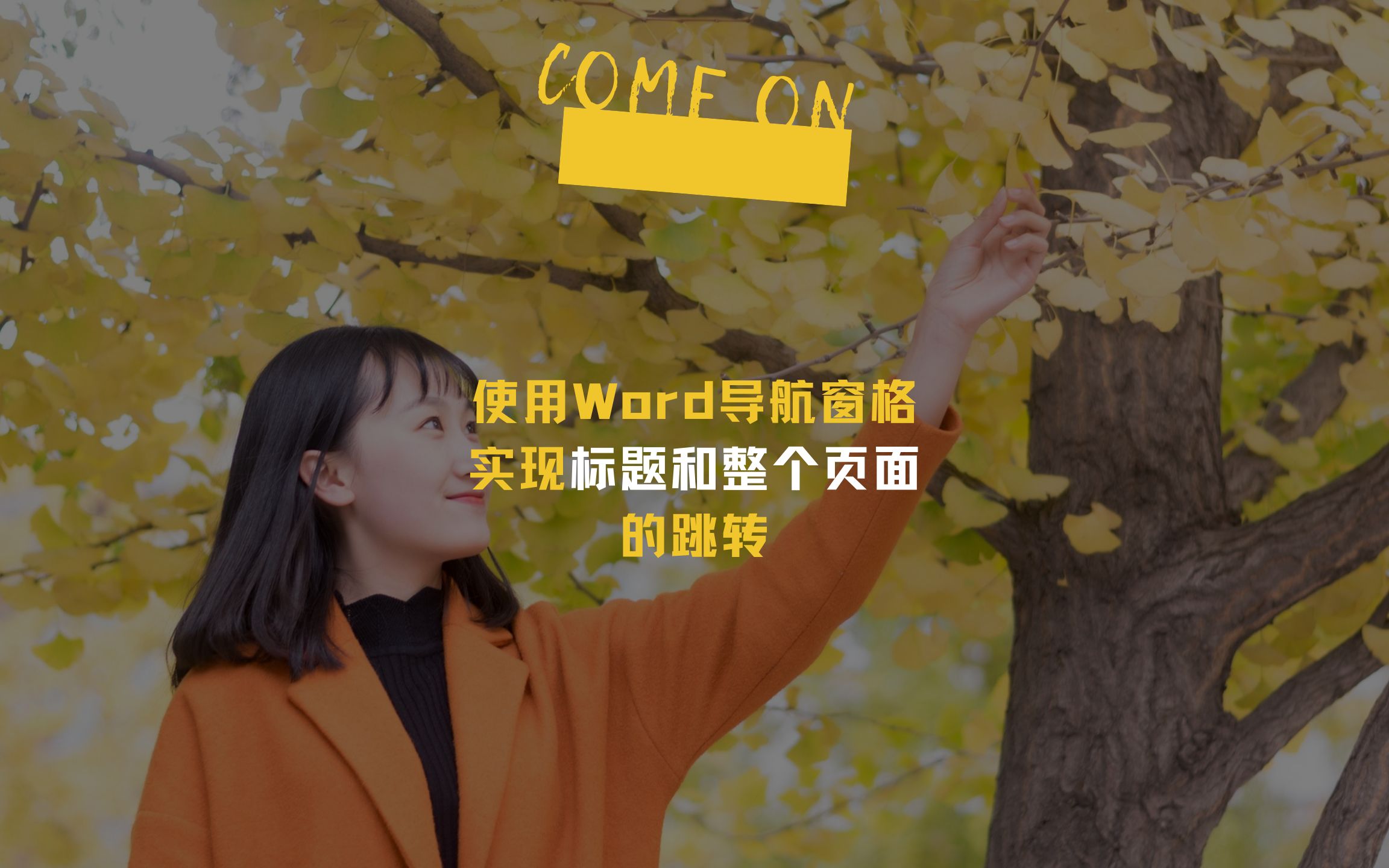 使用Word导航窗格实现标题和整个页面的跳转
