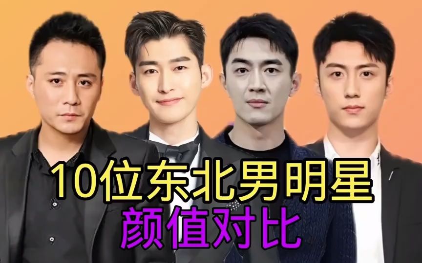 10位东北男明星的颜值对比!张翰都市言情剧男主,高伟光古装大侠