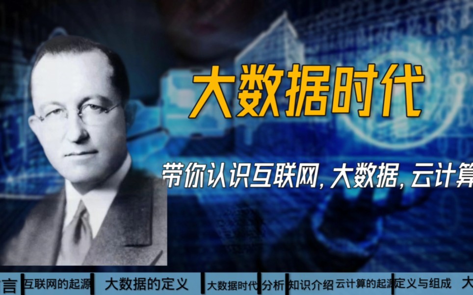 带你全面认识互联网、大数据、云计算