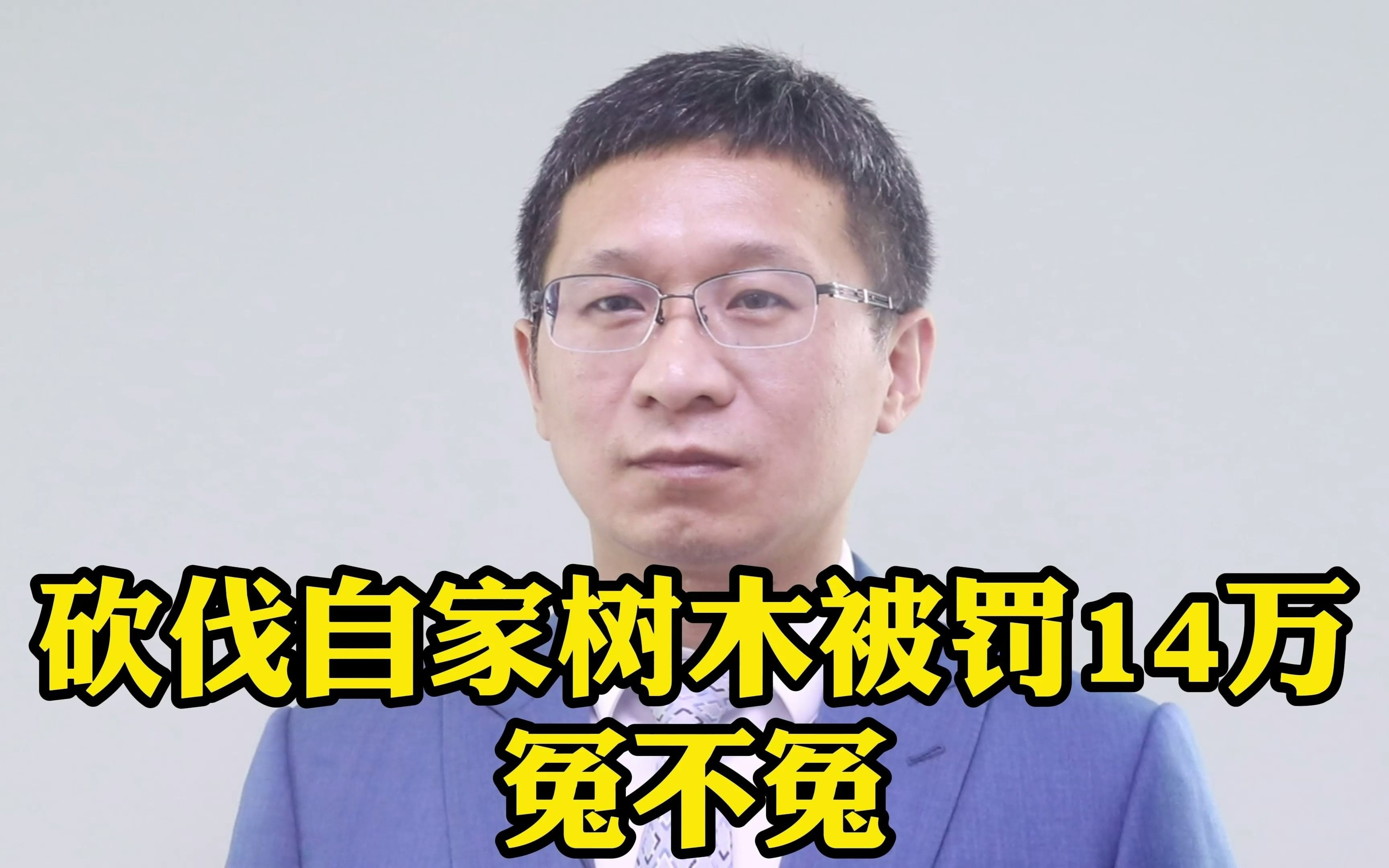 【盛廷关注】砍伐自家树木被罚14万,冤不冤