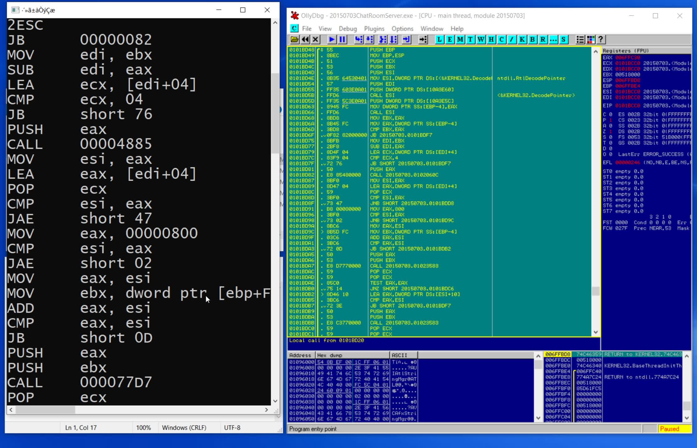 x86反汇编引擎(不完全版本)