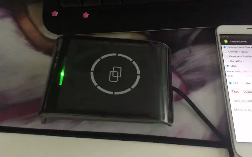 非接触式IC卡读写器RFID发卡器支持安卓系统