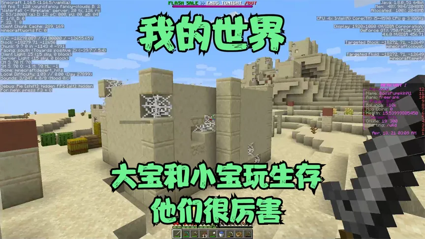 我的世界MineCraft:生存模式!
