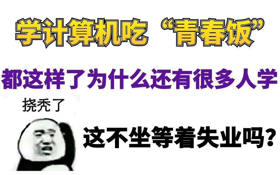许多人认为学计算机的是吃青春饭,为什么还那么多人学呢?老程序员...