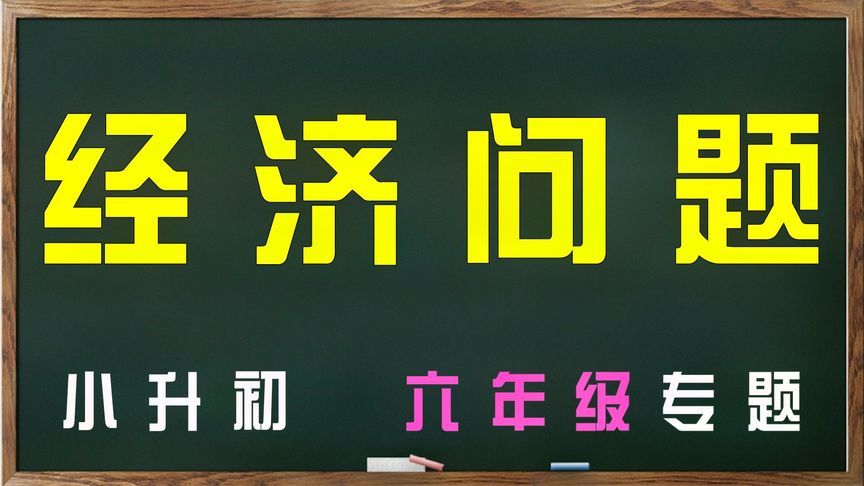 小学六年级数学-数学中的经济问题