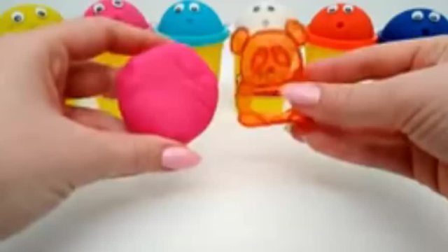 培乐多盒装橡皮泥制作小动物玩具