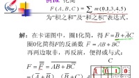 第七讲逻辑函数卡诺图化简实例