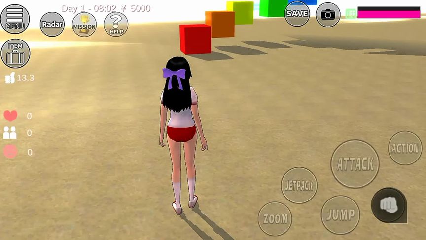 #樱花校园模拟器 #男生女生向前冲