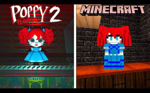 搬运youtube波比游戏时间第二章波比小姐对比我的世界波比小姐_哔哩...