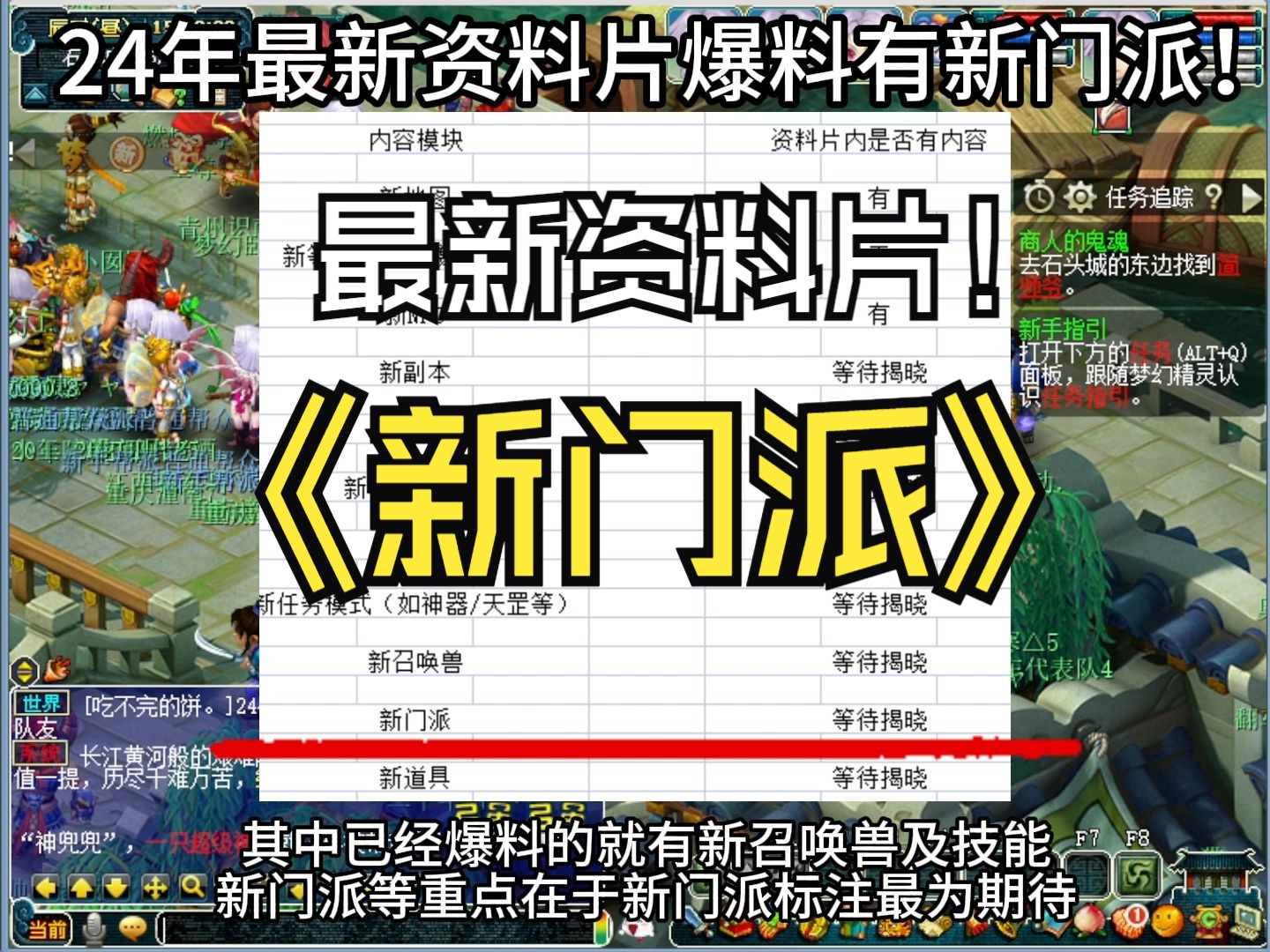 梦幻西游最新资料片来袭!新门派即将推出?是否能让游戏币比例上涨?_...