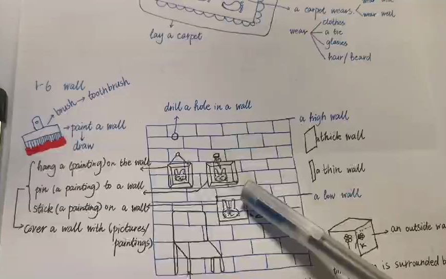 实用基础的词汇 day6 - wall