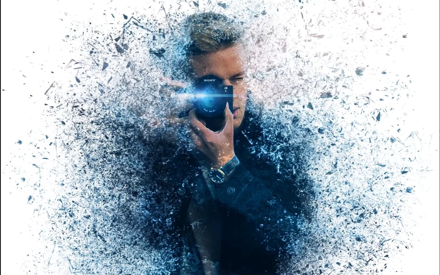 ps教程/photoshop人物碎片粒子特效消失教程