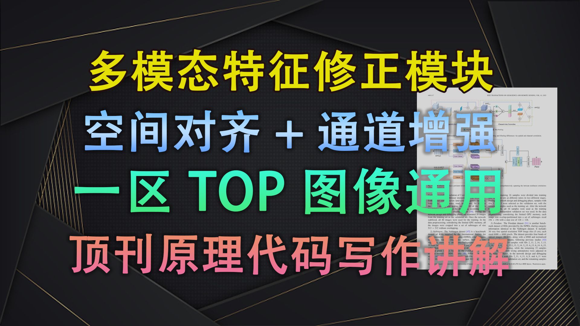 多模态数据差异/特征不匹配/互补信息浪费3大痛点一次性解决!:特征...