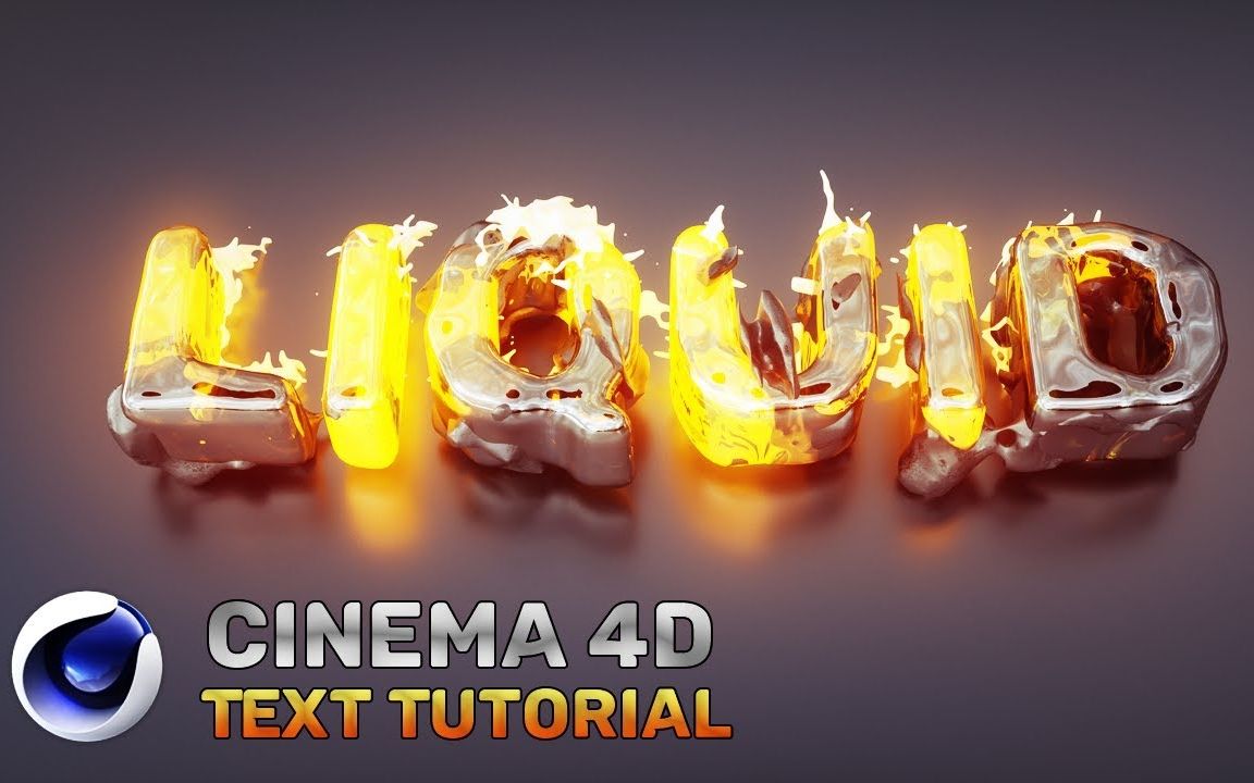 C4D 火山熔岩 3D 字帖动画制作技巧(中英文字幕)