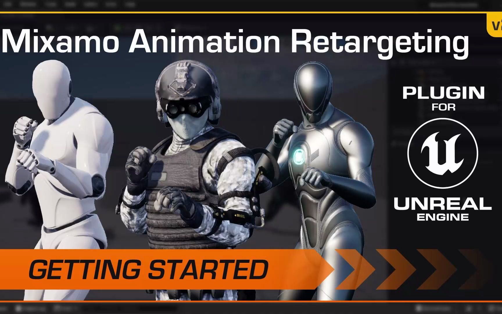 UE5 Mixamo动画骨骼重定向Mixamo Animation Retargeting 2