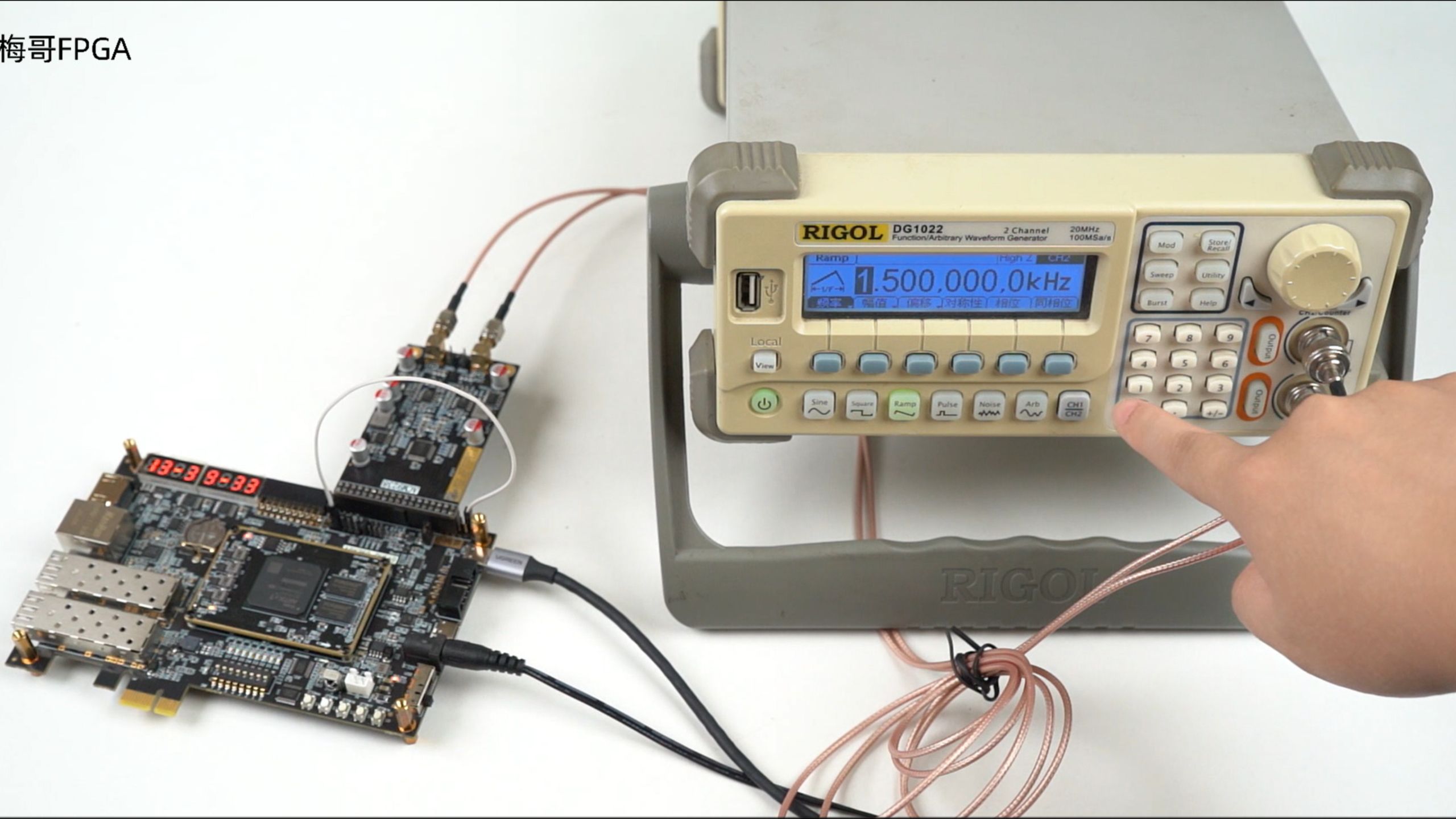 基于国产USB3.0芯片CH569W+Xilinx FPGA的高速ADC数据采集系统