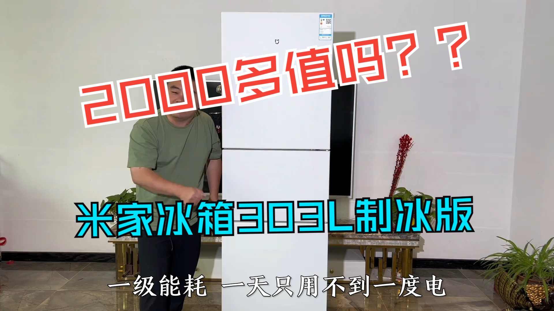 开箱小米首款制冰冰箱,独立三区,这颜值、这功能,2000多值吗? 米家...