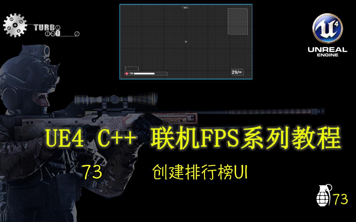 [UE4(虚幻4)教程] C++广域网专有服务器联机对战(类CSGO)第一人称...