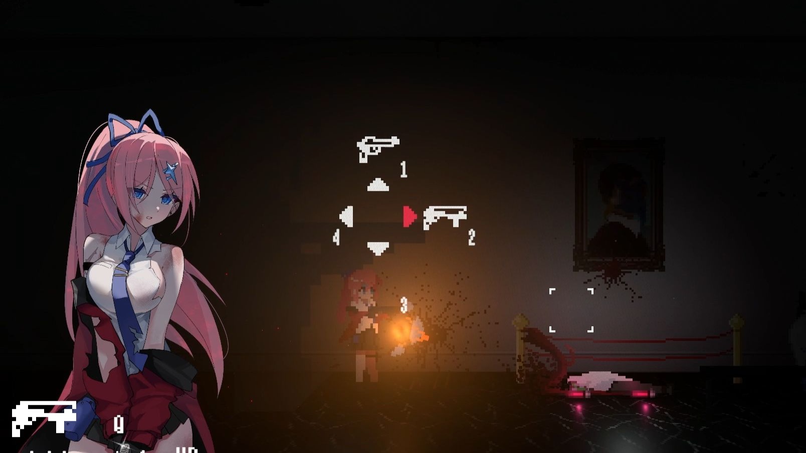 带爆衣的美少女恐怖肉鸽游戏!demo宣传PV