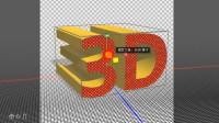 012.PS教程,彩虹字、3D立体字,PS渐变工具,PS油漆桶,3D材质拖放...