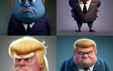 用人工智能把每个美国总统都变成皮克斯动画人物