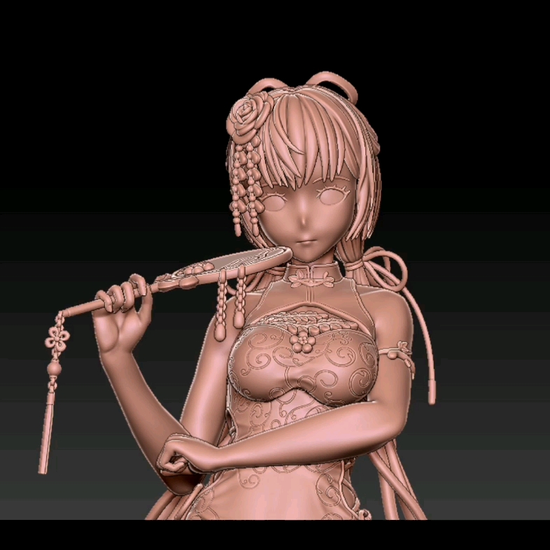 洛天依3d模型
