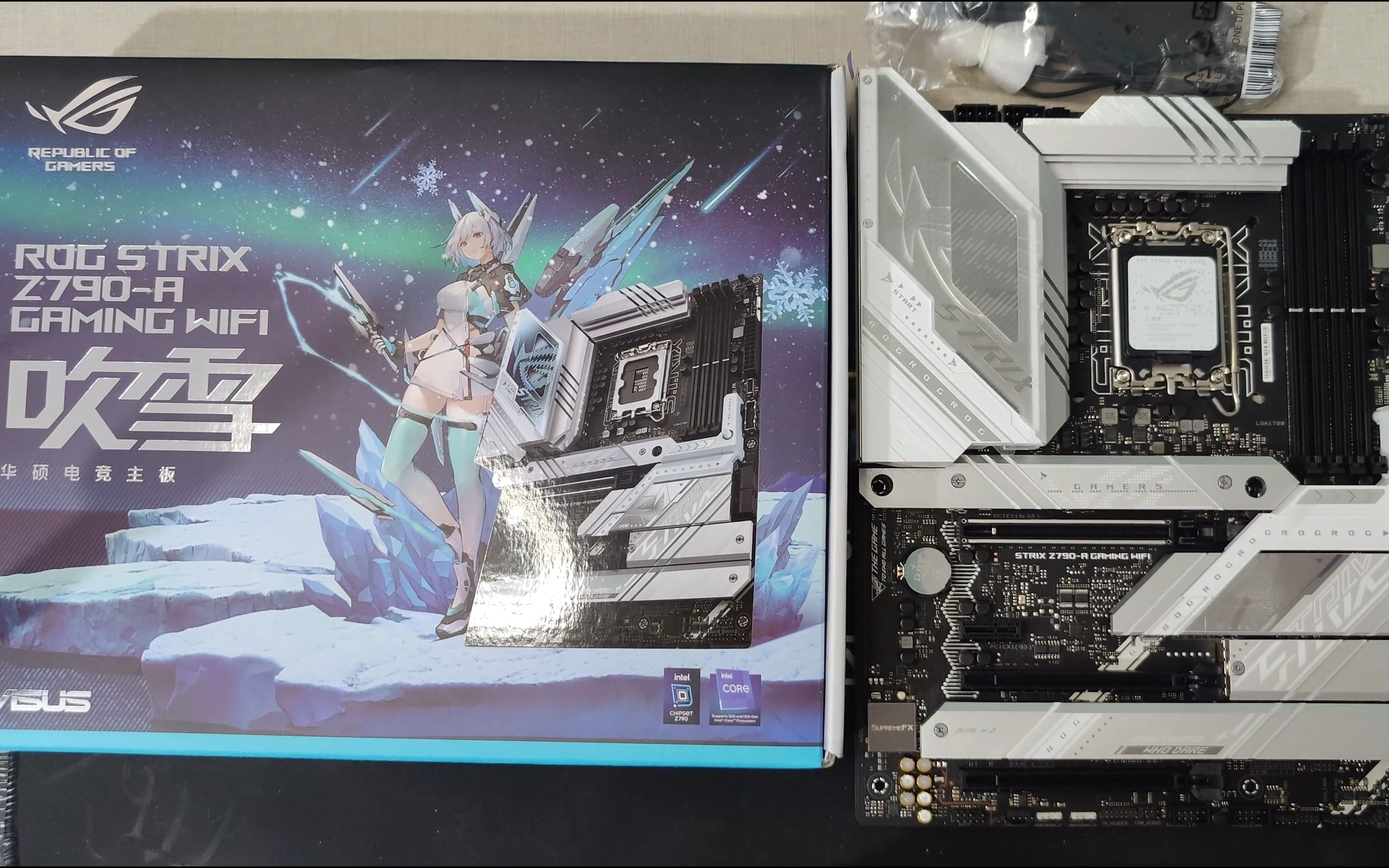 华硕ROG STRIX Z790-A GAMING吹雪d5主板,z790吹雪dr5主板简单...