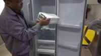 RQ-201612对开门冰箱门电动风门的的拆装
