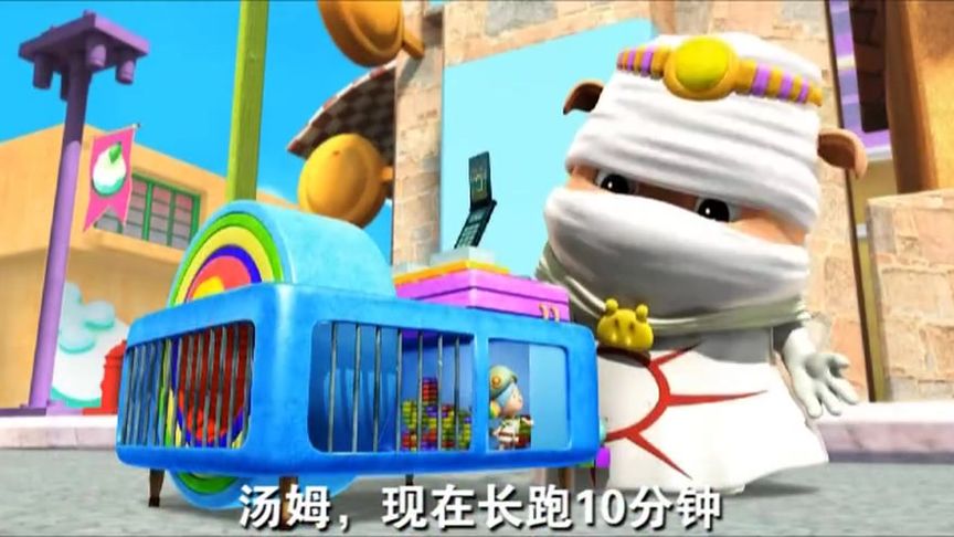 猪猪侠积木世界的童话故事第29集商人!神秘的守护者(上)