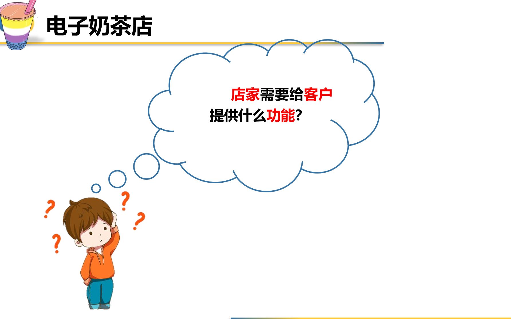 4.2运用顺序结构描述问题求解过程——电子奶茶店程序设计